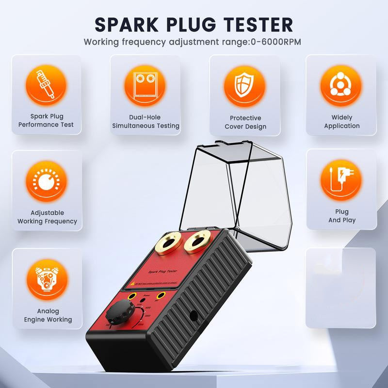 ⚡ Limited Time Half Price - Spark Plug Tester with Dual Test Holes ...